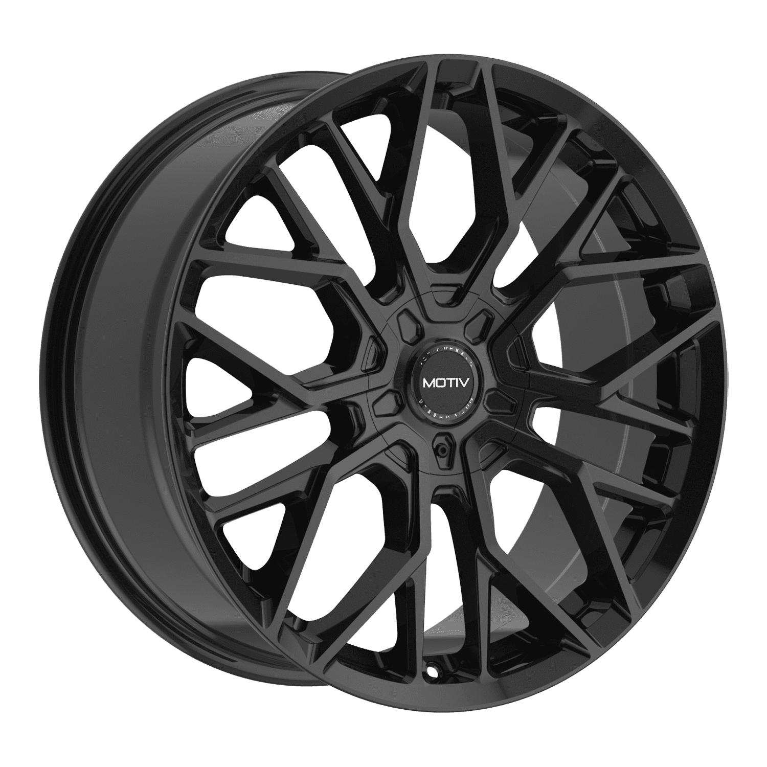 17x7.5 Motiv 441B Zenith Gloss Black Wheel 5x4.5/5x120 (40mm) - Walmart.com
