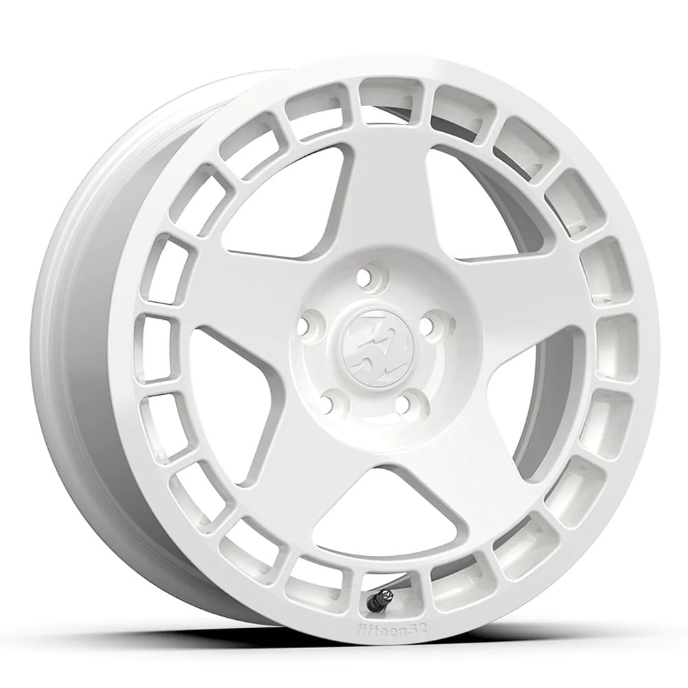 17x7.5 fifteen52 Turbomac Rally White (Gloss) Wheel 5x100 (30mm ...