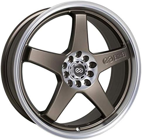 17x7 EV5 (Matte Bronze w/ Machined Lip) Wheels/Rims 5x100/114.3 (446 ...