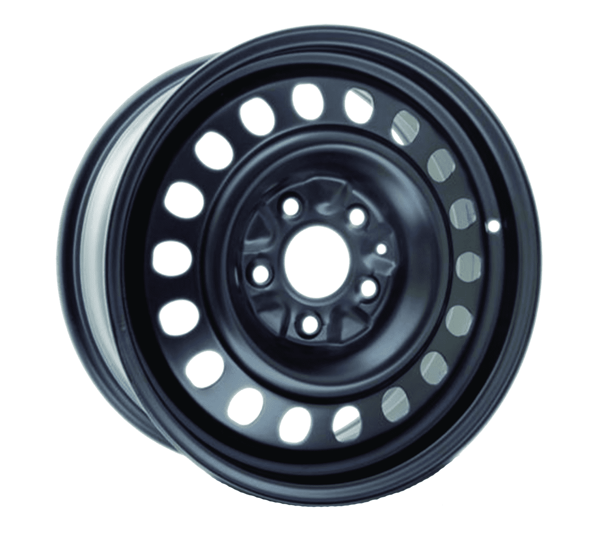 17x7 RTX Black Steel Wheel 5x5 (40mm) - Walmart.com
