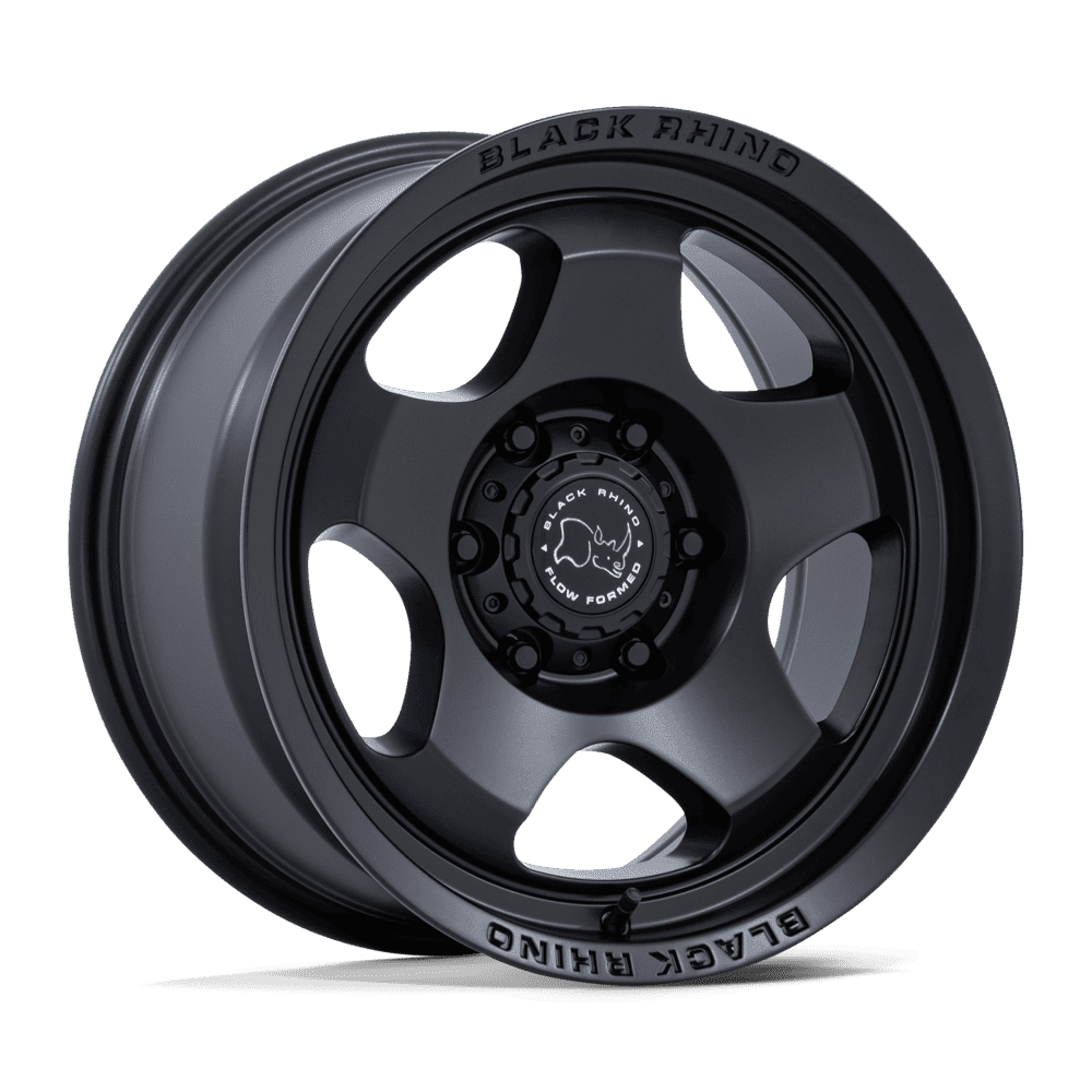 17x8.5 Black Rhino Hard Alloys BR031 Sol Matte Black Wheel 5x5 (0mm ...