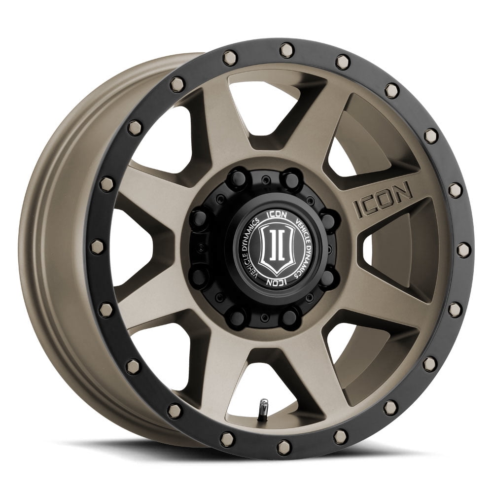 ICON Alloys Rebound HD, Bronze, 17 x 8.5 / 8 x 170, 6mm Offset, 5" BS ...