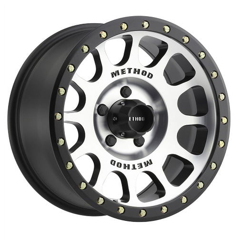 17x8.5 Method MR305 NV Machined w/ Matte Black Lip Wheel 5x150 (25mm ...
