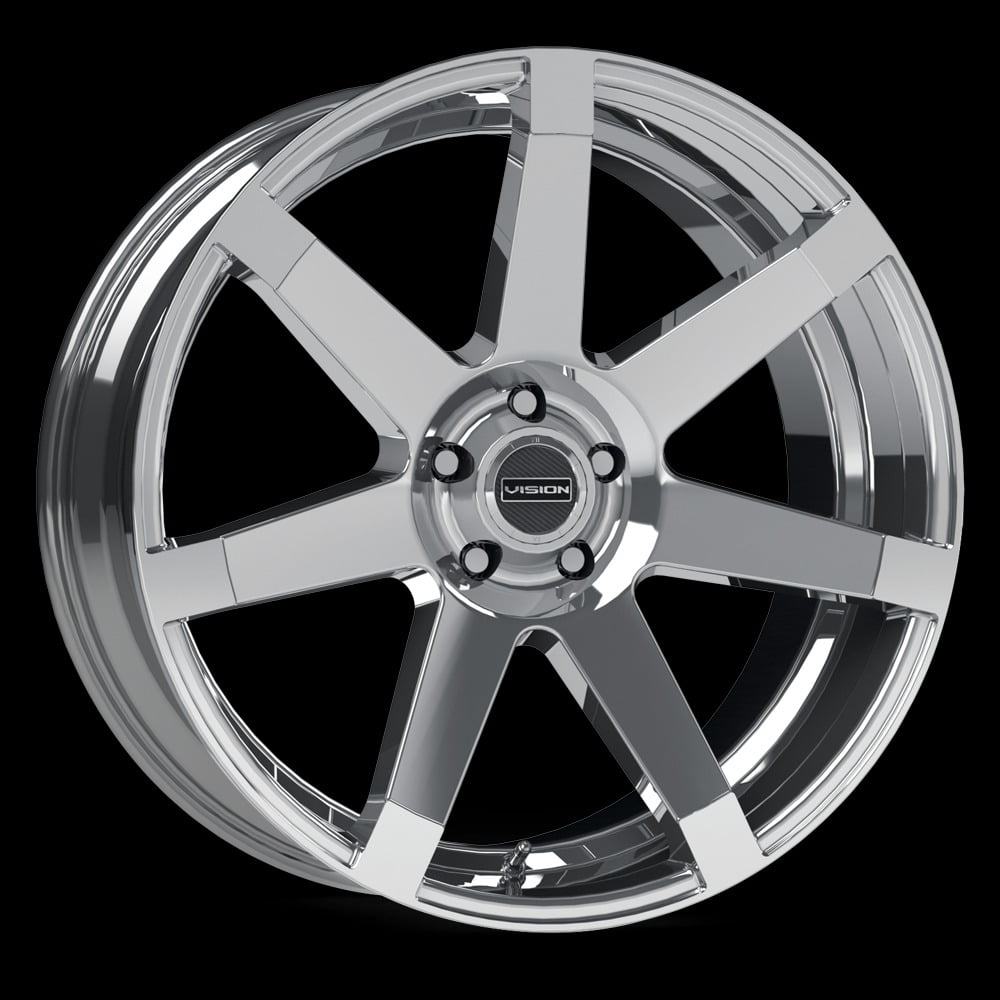 17x8 Vision 9042 Sultan Chrome Wheel 6x127 (30mm) - Walmart.com
