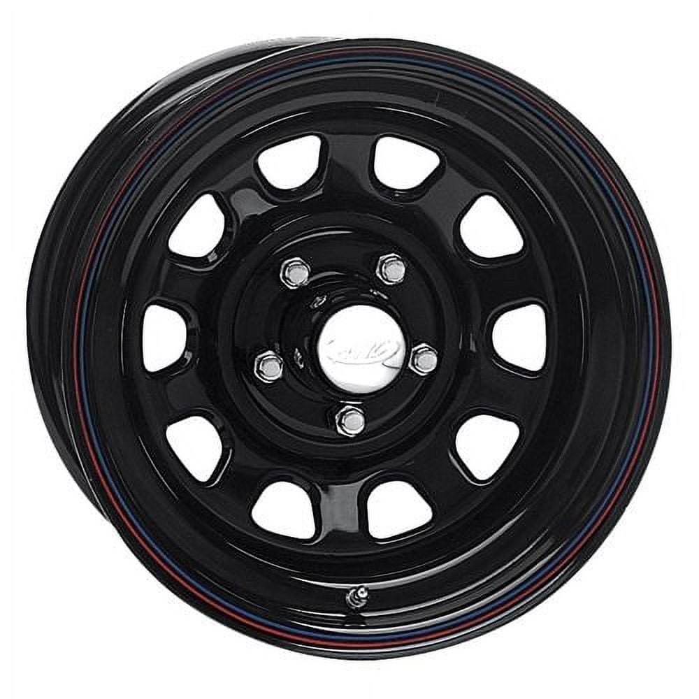 17x9 Allied 51 Series Daytona Black Steel Wheel 8x6.5 (0mm) - Walmart.com