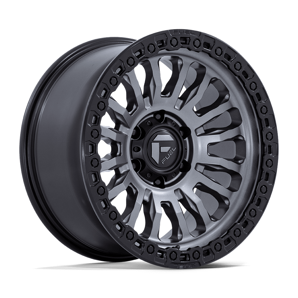 17x9 Fuel Off-Road FC857 Rincon Matte Gunmetal With Black Lip Wheel ...