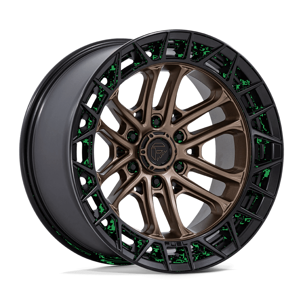 17x9 Fuel Off-Road FC874 Celsius Matte Bronze W/ Matte Black Wheel ...