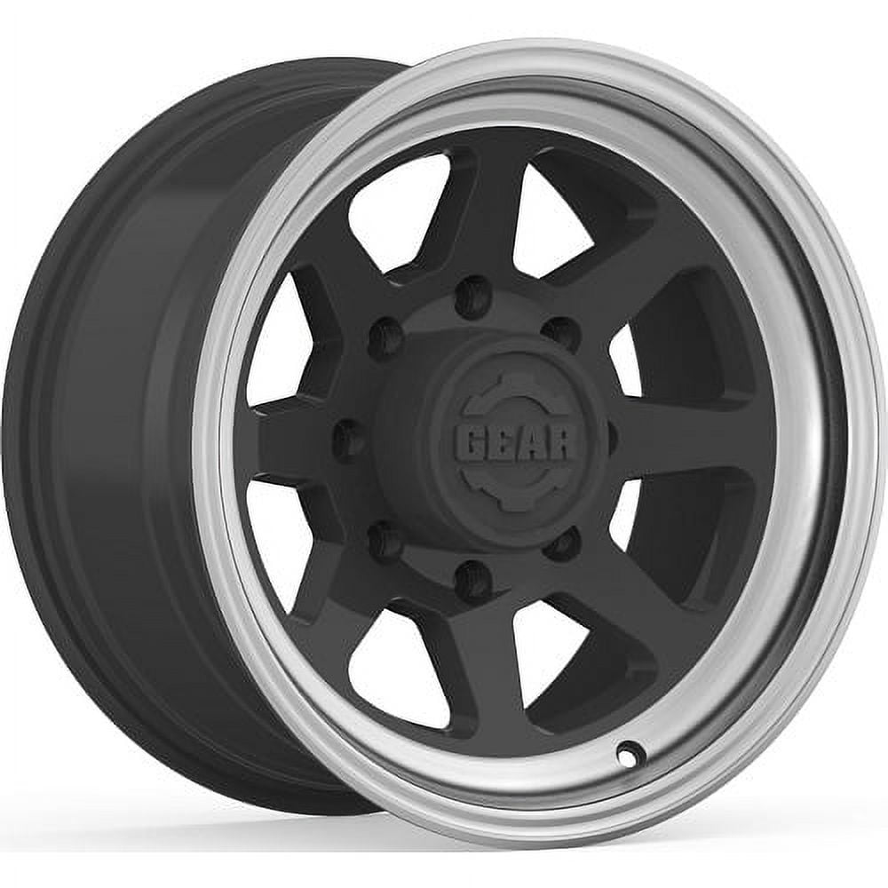 17x9 Gear Off Road 749MB Trek Satin Black & Machined Wheel 5x135 (0mm ...