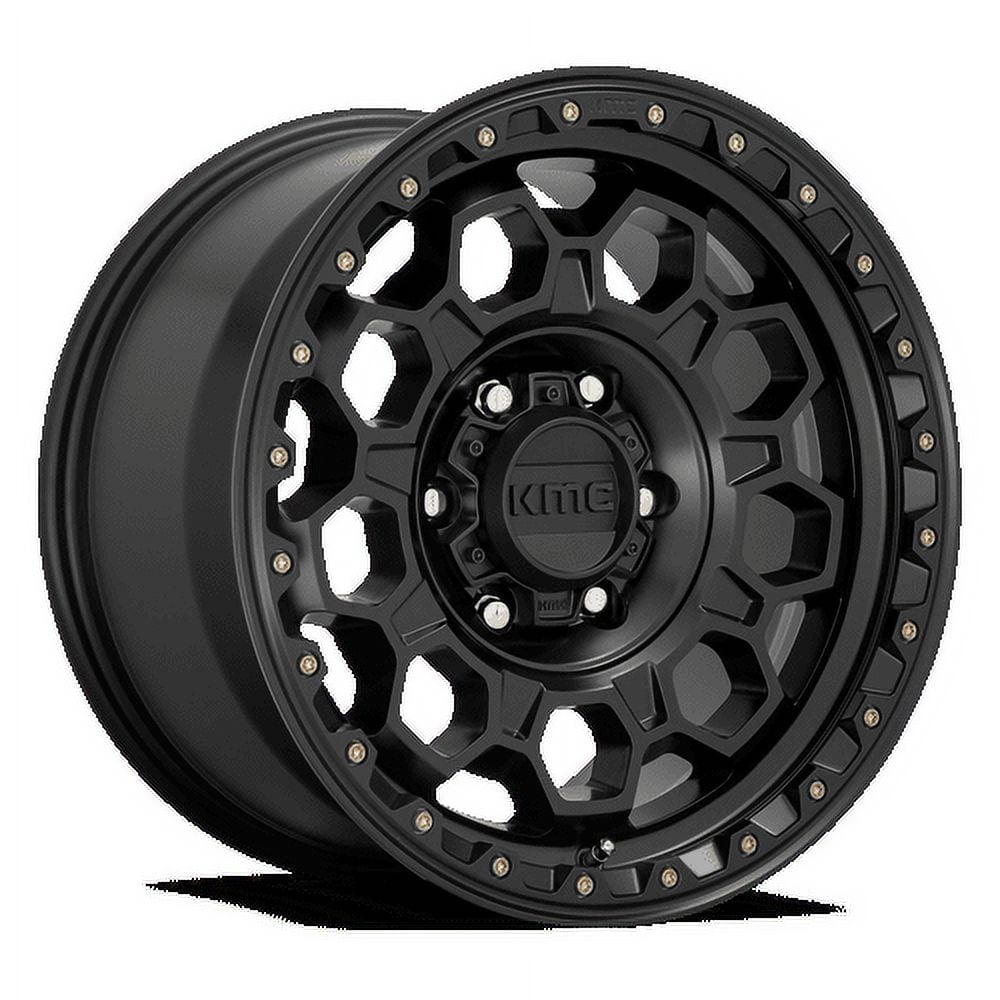 17x9 KMC KM545 TREK Satin Black Wheel 5x150 (18mm) - Walmart.com