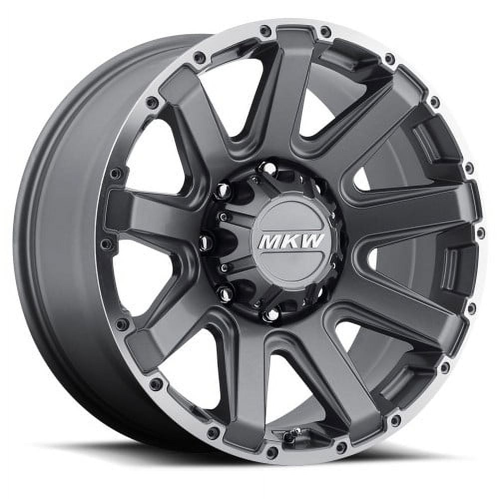 17x9 MKW Offroad M94 Anthracite Grey Wheel 8x170 (10mm) - Walmart.com
