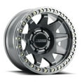 17x9 Method MR108 Gloss Titanium BEADLOCK Wheel 5x5 (-44mm) Fits select ...