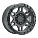 17x9 Method MR312 Matte Black W/ Gloss Black Lip Wheel 6x5.5 (-12mm ...