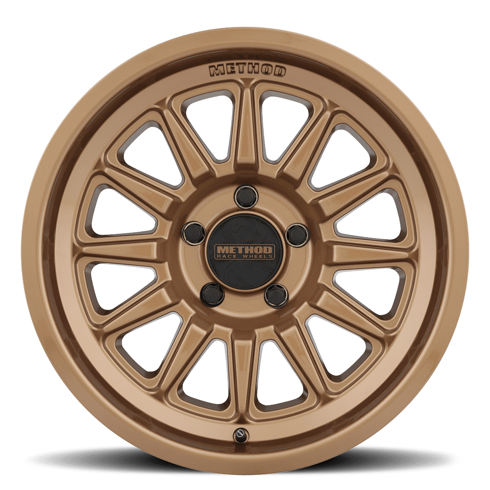 17x9 Method MR323 Gloss Bronze Wheel 5x4.5 (-38mm) - Walmart.com