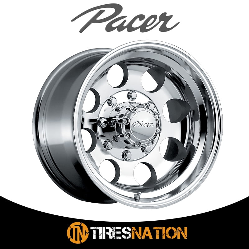 17x9 Pacer 164P LT Mod Polished Polished Wheel 8x170 (-12mm) - Walmart.com