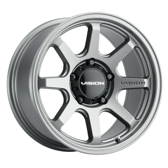 17x9 Vision 351 Flow Satin Grey Wheel 8x170 (0mm) - Walmart.com