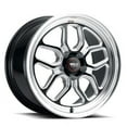 17x9 WELD Performance S107 Laguna Gloss Black and Milled Wheel 5x4.75 ...