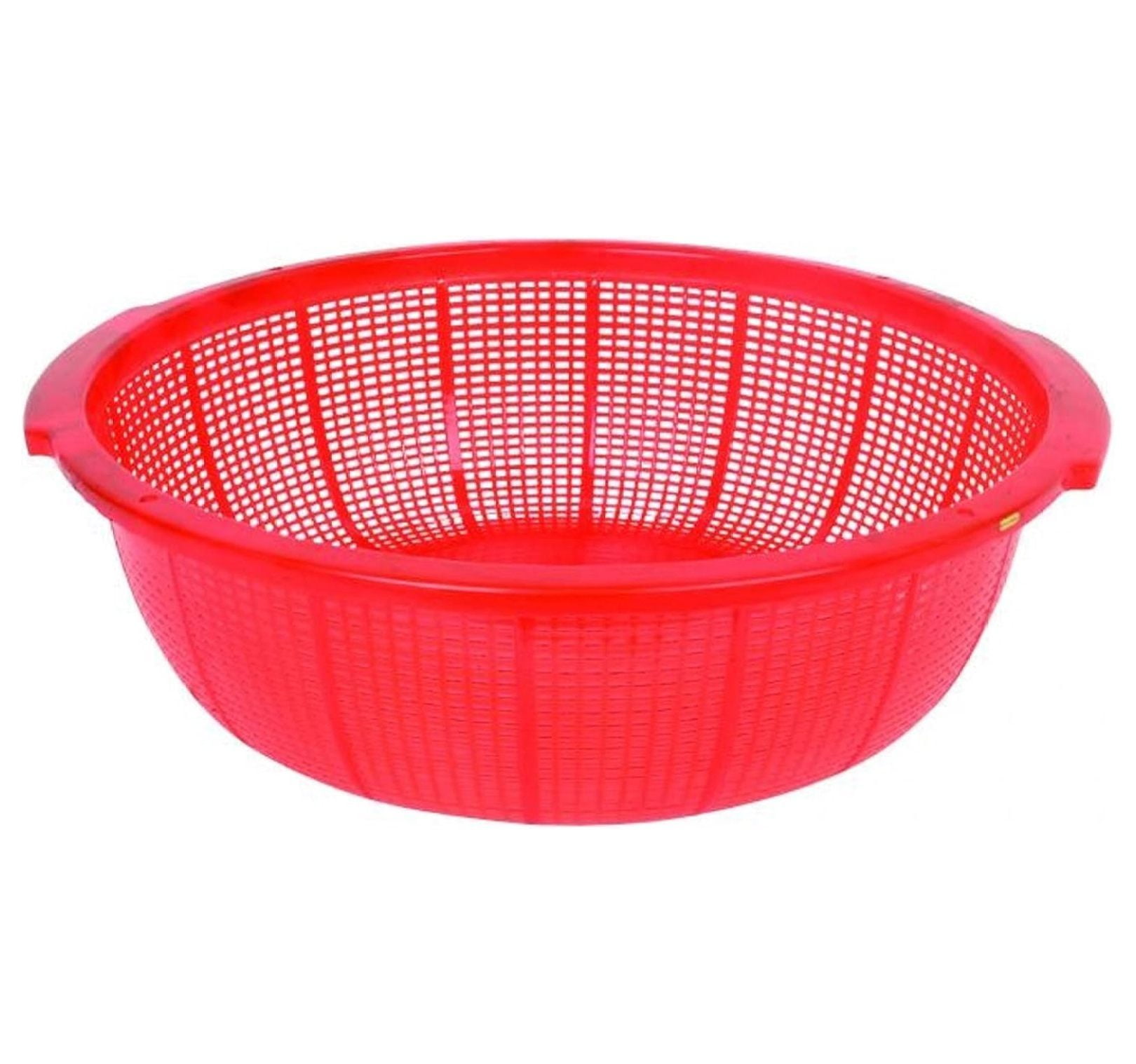 - 18-1/2" x 5-3/4" Round Perforated Colander with Grip Handles ...