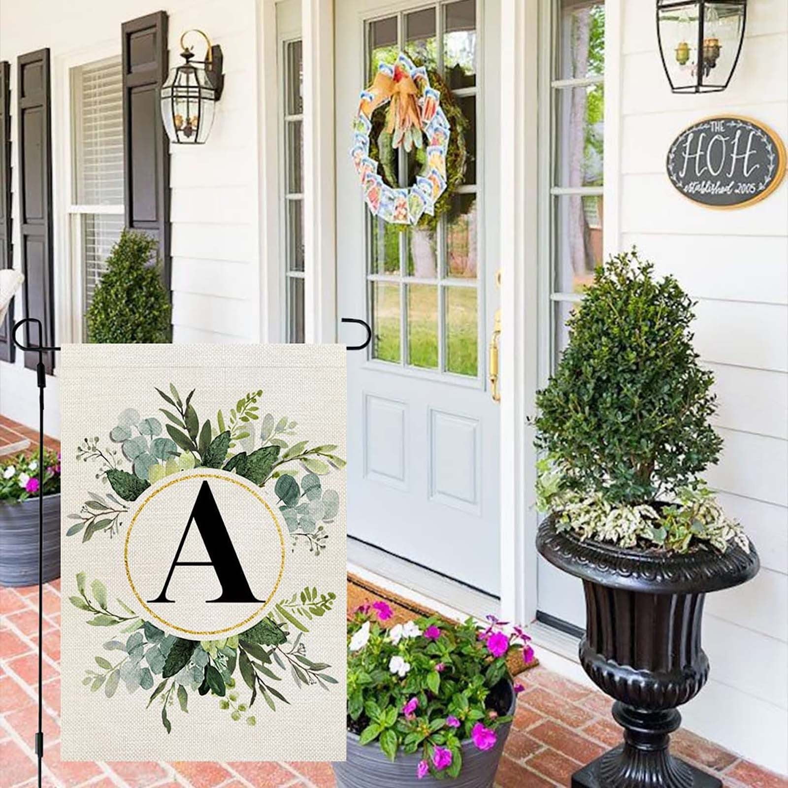 18*12 inch Country Sunflowers Summer Garden Flag , 26 Letters+green ...