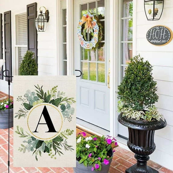 18*12 inch Country Sunflowers Summer Garden Flag , 26 Letters+green ...