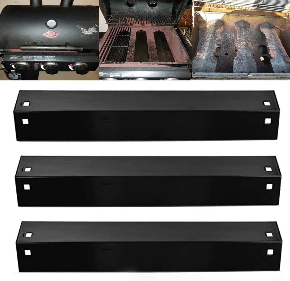 18 15/16 inch Porcelain Steel Heat Plates Replacement for Chargriller ...