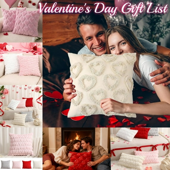 18*18 Inch Valentines Day Throw Pillow Covers for Valentines Day ...