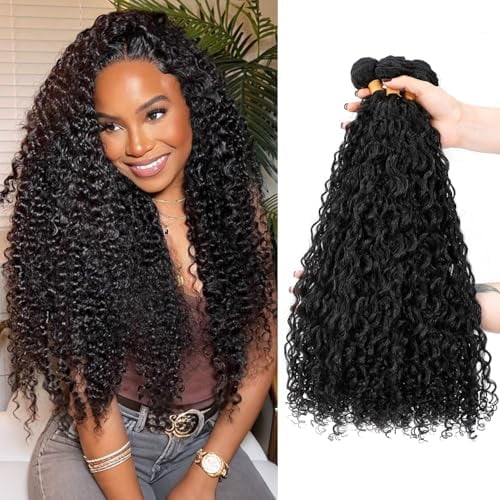 18 20 22 Inch Burmese Curly Protein Synthetic Hair Boast A Human Hair ...