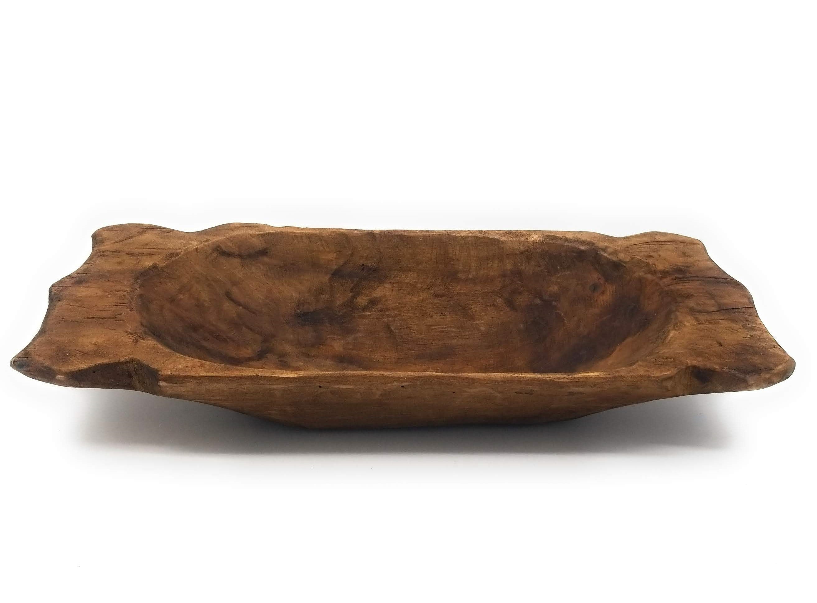 18"-20" Colorado Rustic Wood Dough Bowl - Wood Bread Bowl- The Colorado ...