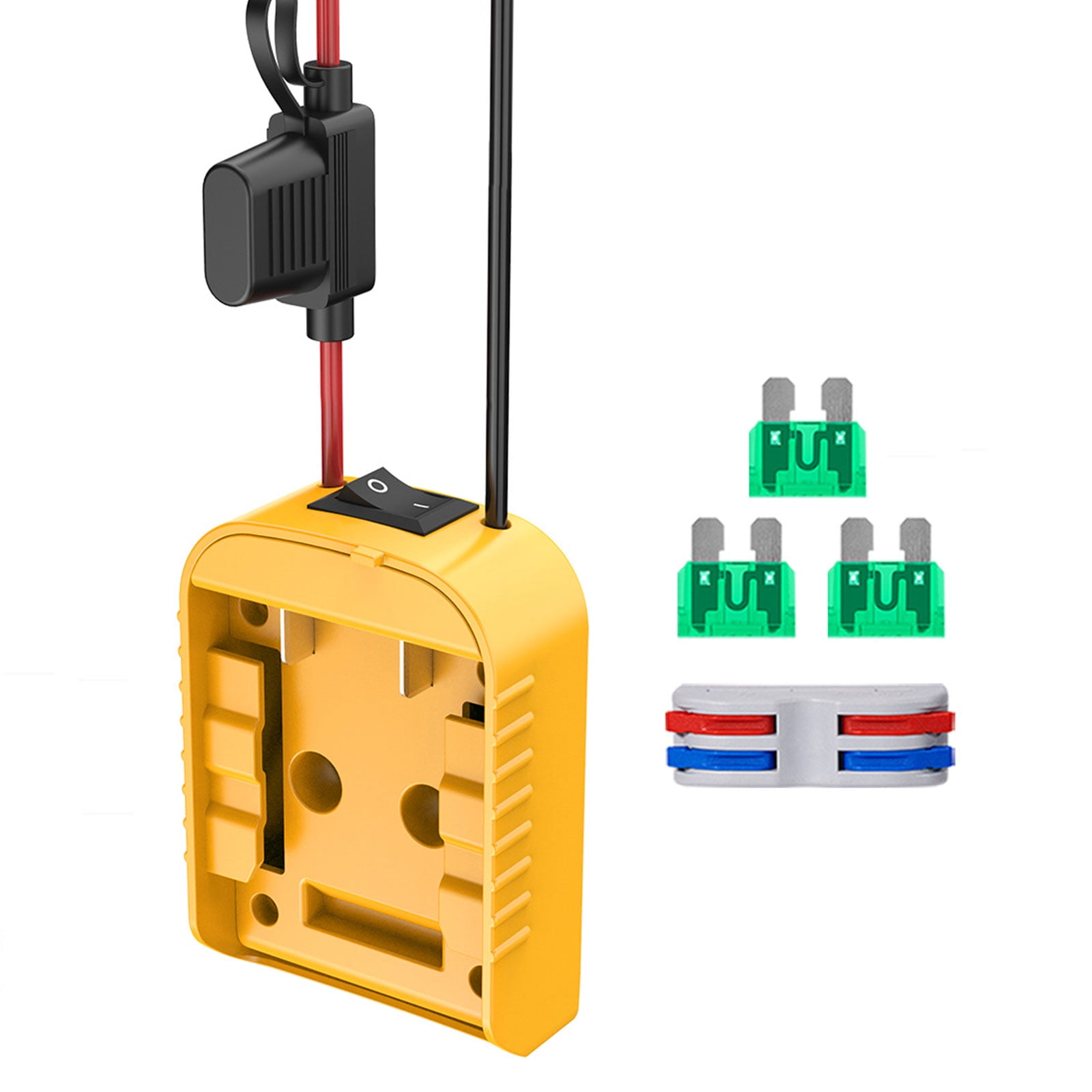 18/20V Power Wheel Adapter Cable with Fuses Switches Converters Power ...