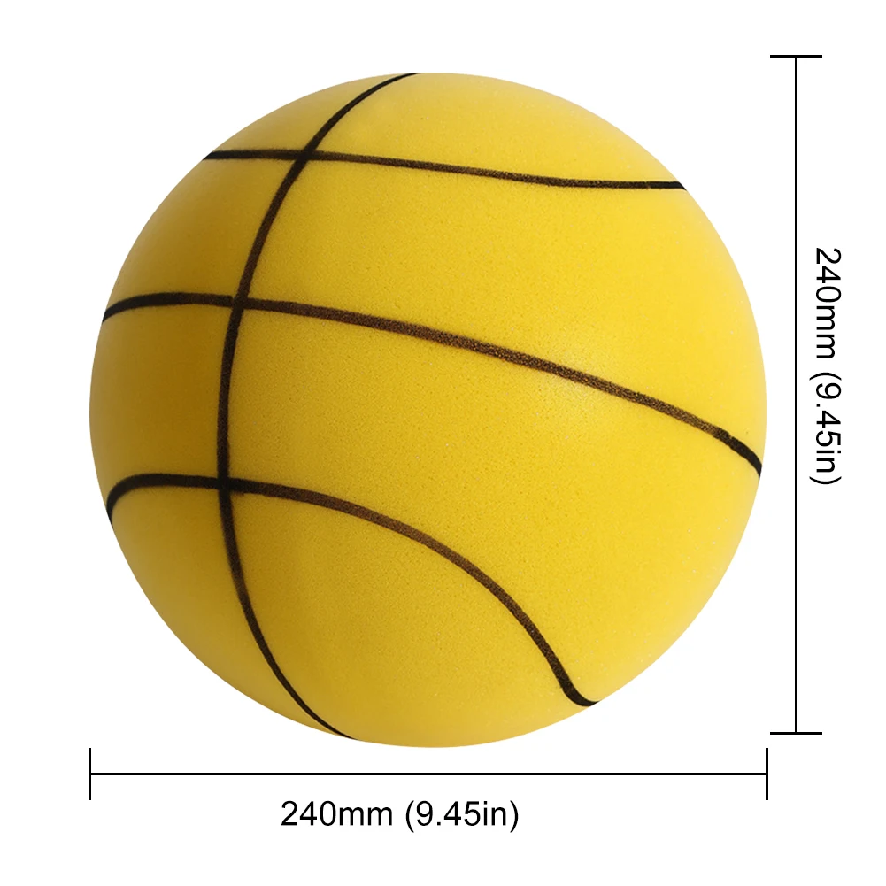 18/21/24 Solid Silent Basketball Kid Indoor Silent Sponge Elastic ...