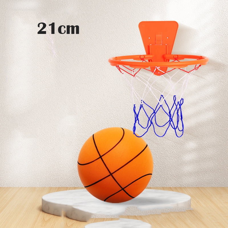 18/21/24CM Kids Bouncing Mute Basketball Squeezable Mute Bouncing ...