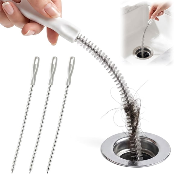 18-Inch Drain Snake Hair Clog Remover Tool - Walmart.com