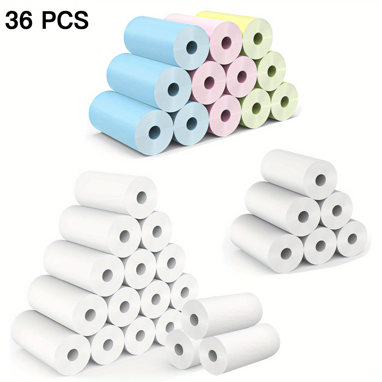 18/27/36 Roll Photo Printing Paper Refill for Camera Printing - Thermal ...