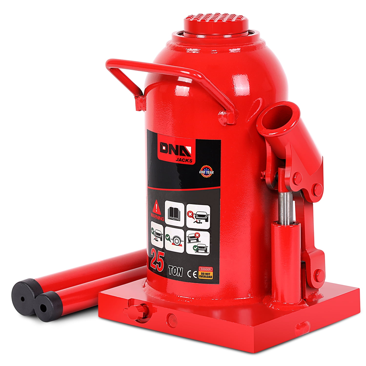 18.3" 25 Tons (55155 lbs) Car Auto Repair Steel Adjusted Automotive ...