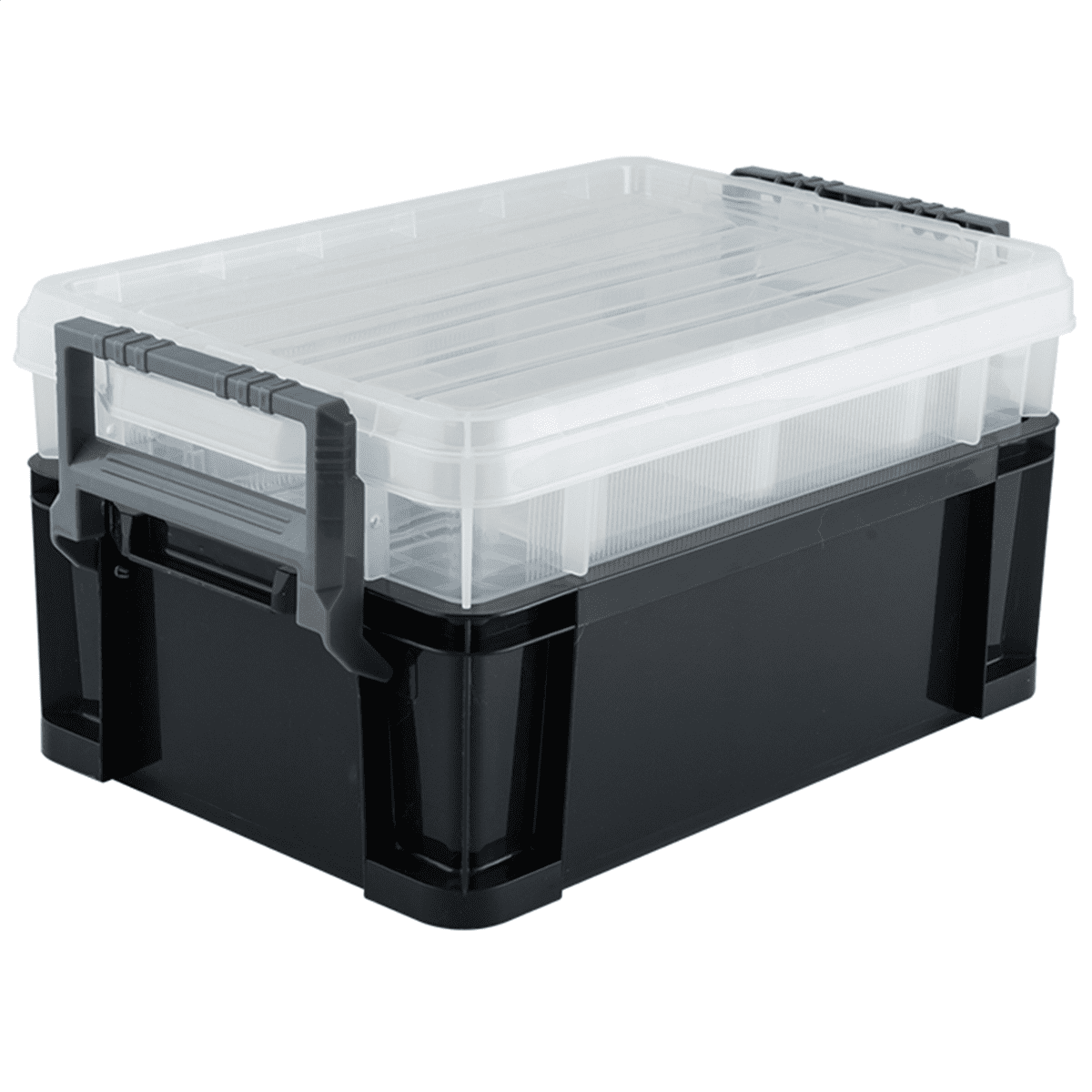 18" 3-WAY STACKABLE STORAGE TOTE - Walmart.com