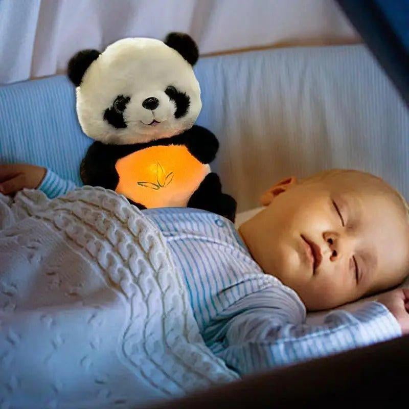 Relief Panda Sleeping Plush Soothing Plush Figure Toys With Breathing ...