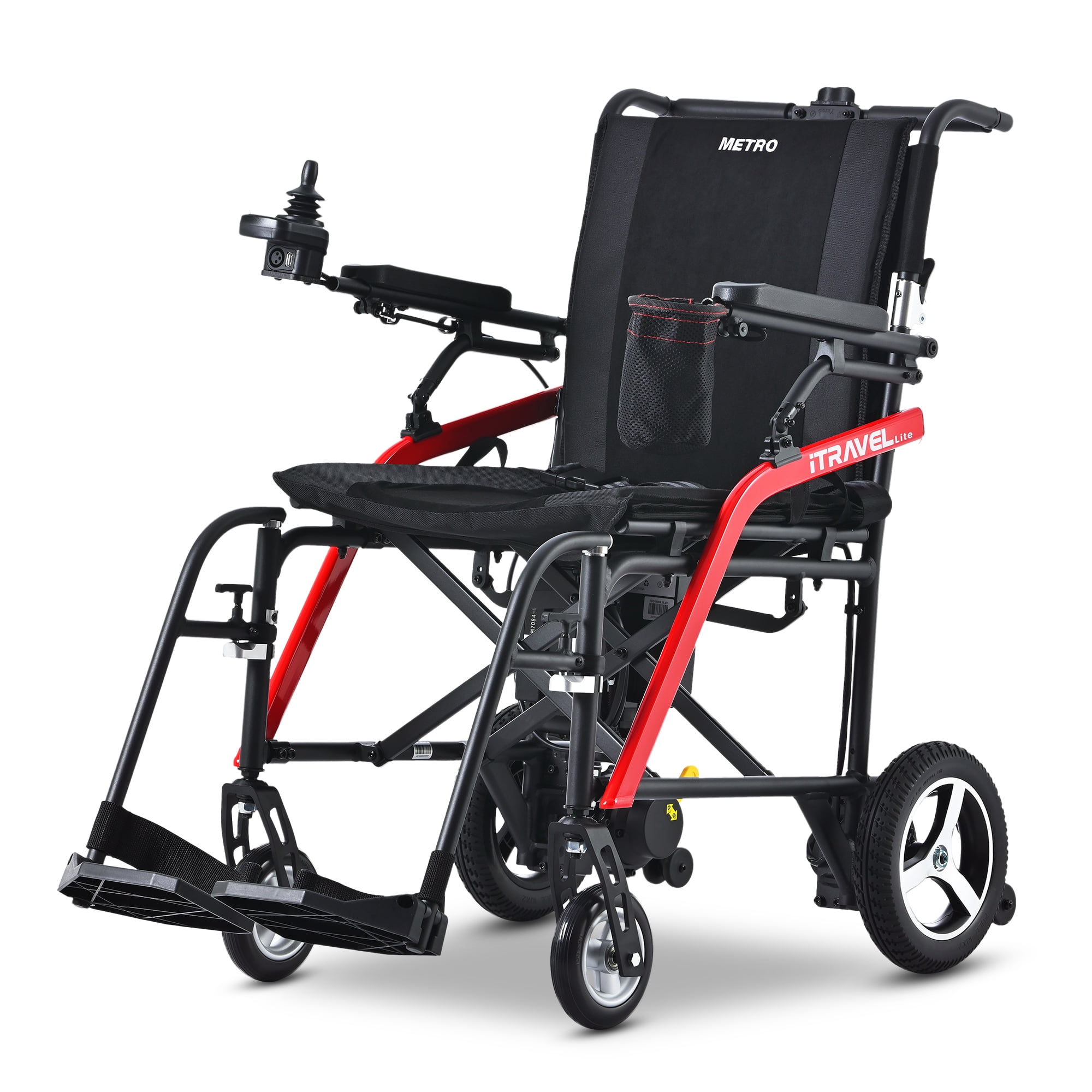 18'' 33lbs Lightweight Electric Wheelchair for Adults, Foldable Powered ...