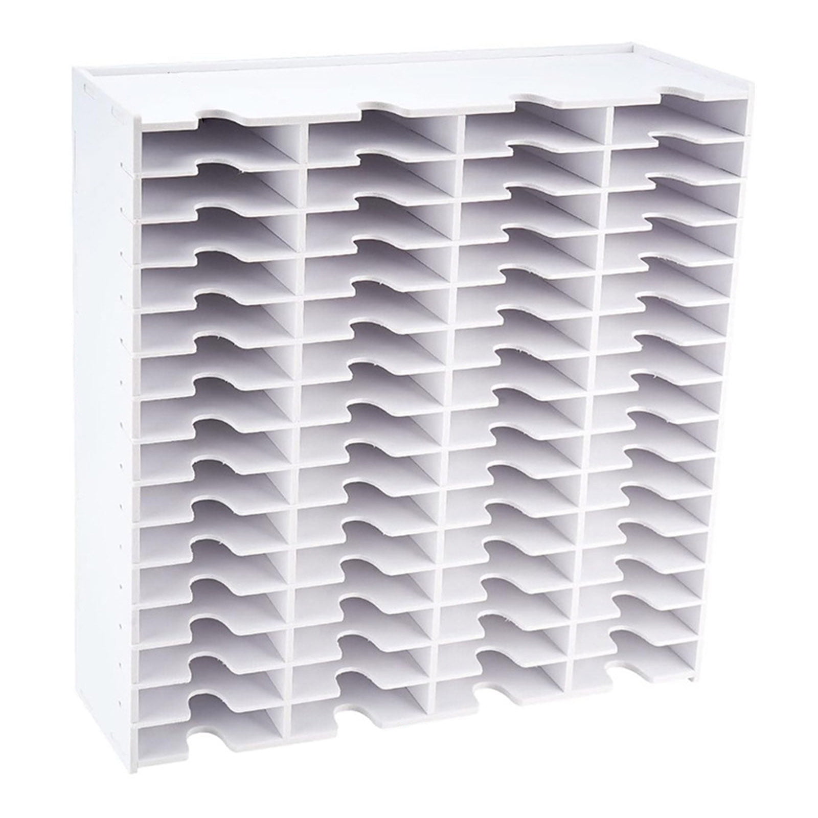 18/36/51/60 Grids Plastic Stamp Pad Organizers Wall Mountable Craft ...