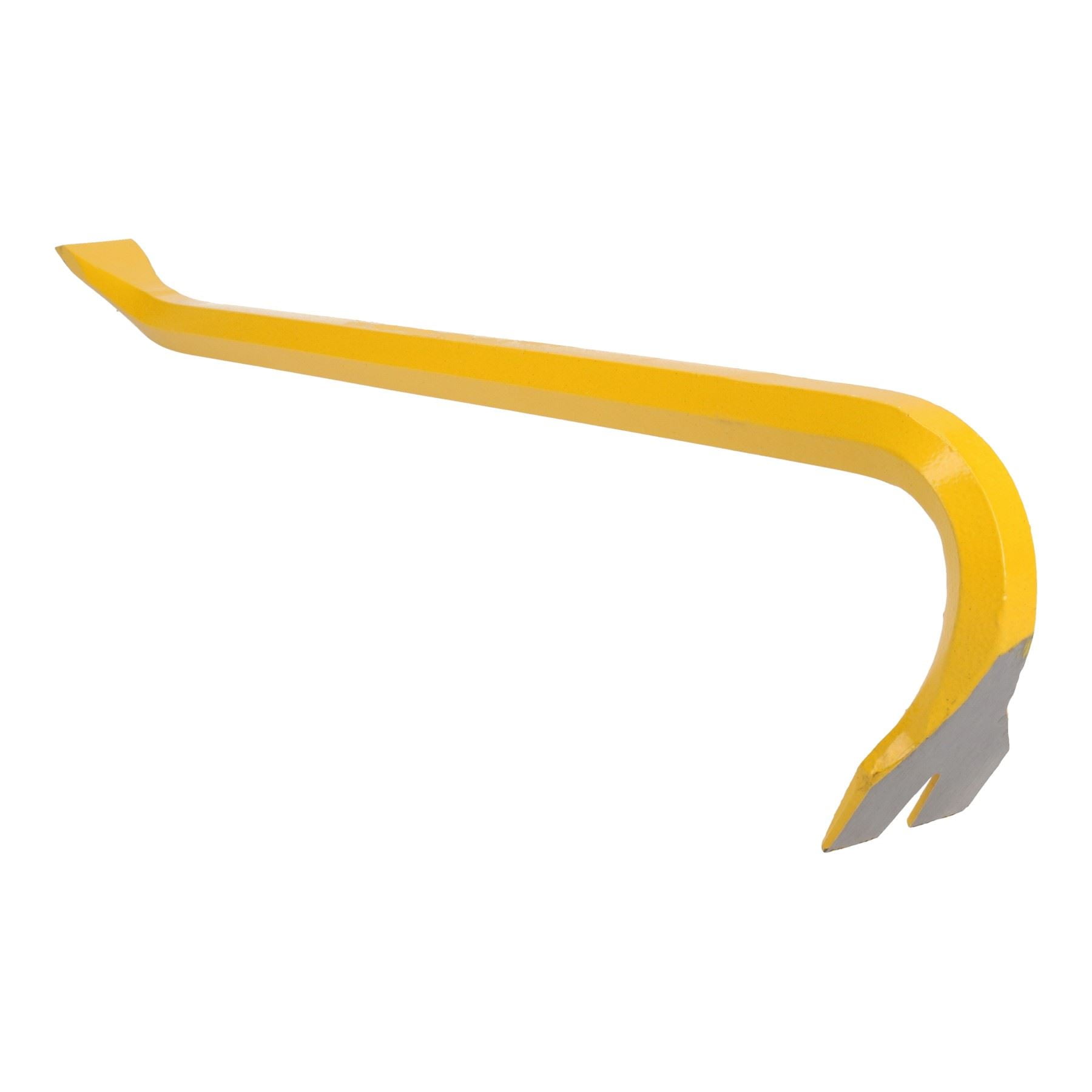 18" (450mm) Crow Wrecking Pry Bar Nail Jimmy Lever High Visibility ...