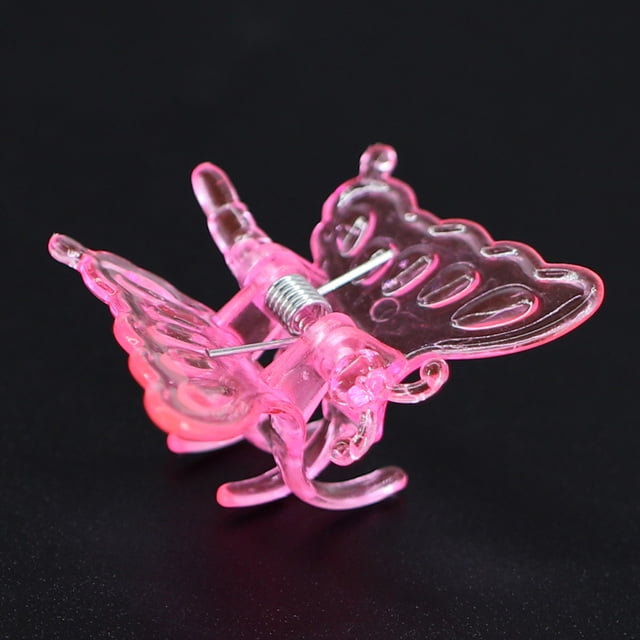 18-48PCS Orchid Clips Plastic Garden Plant Dragonfly Butterfly Clamps ...