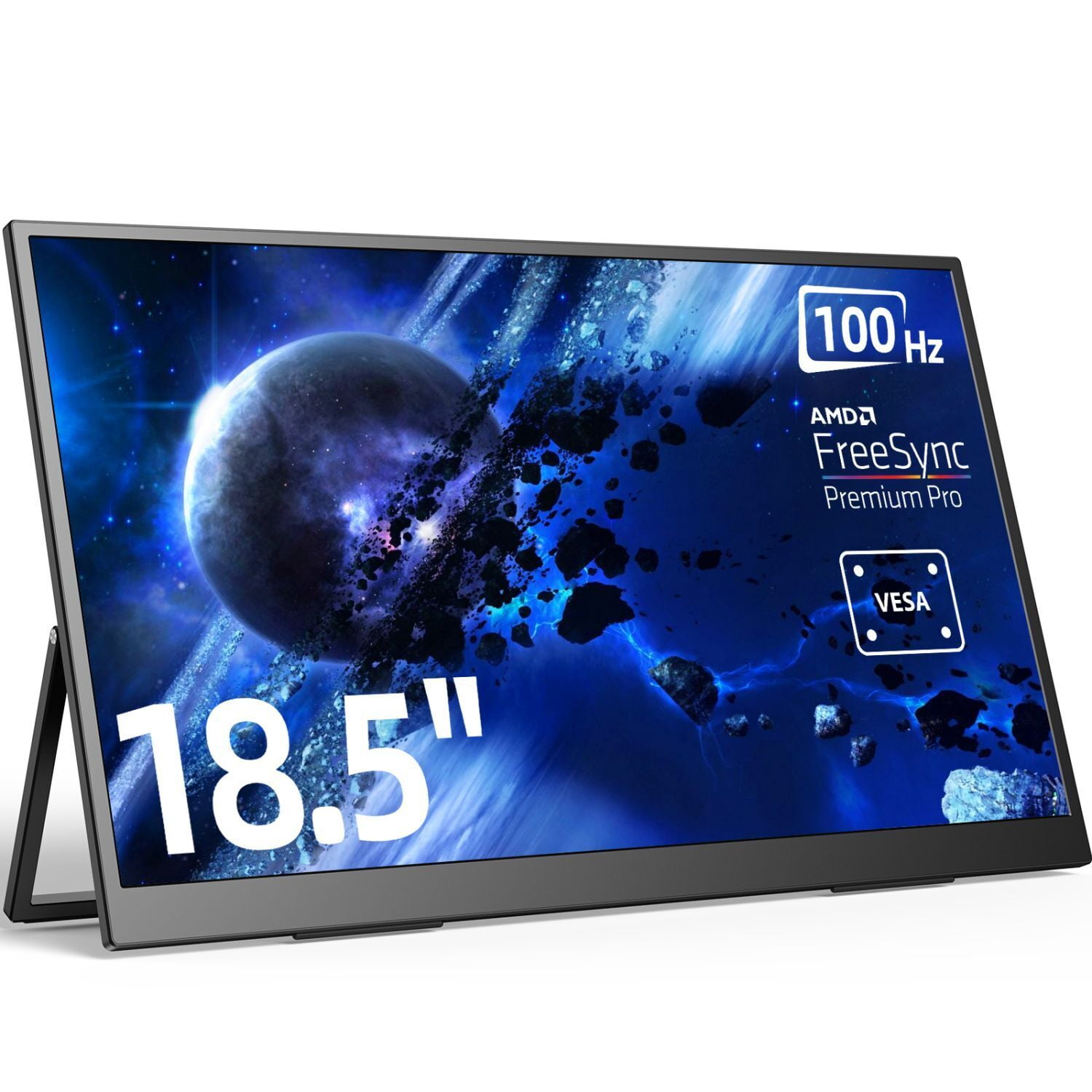 AZMIOR 18.5" 1920*1080p IPS LCD Computer Monitors with 30W PD Charger ...