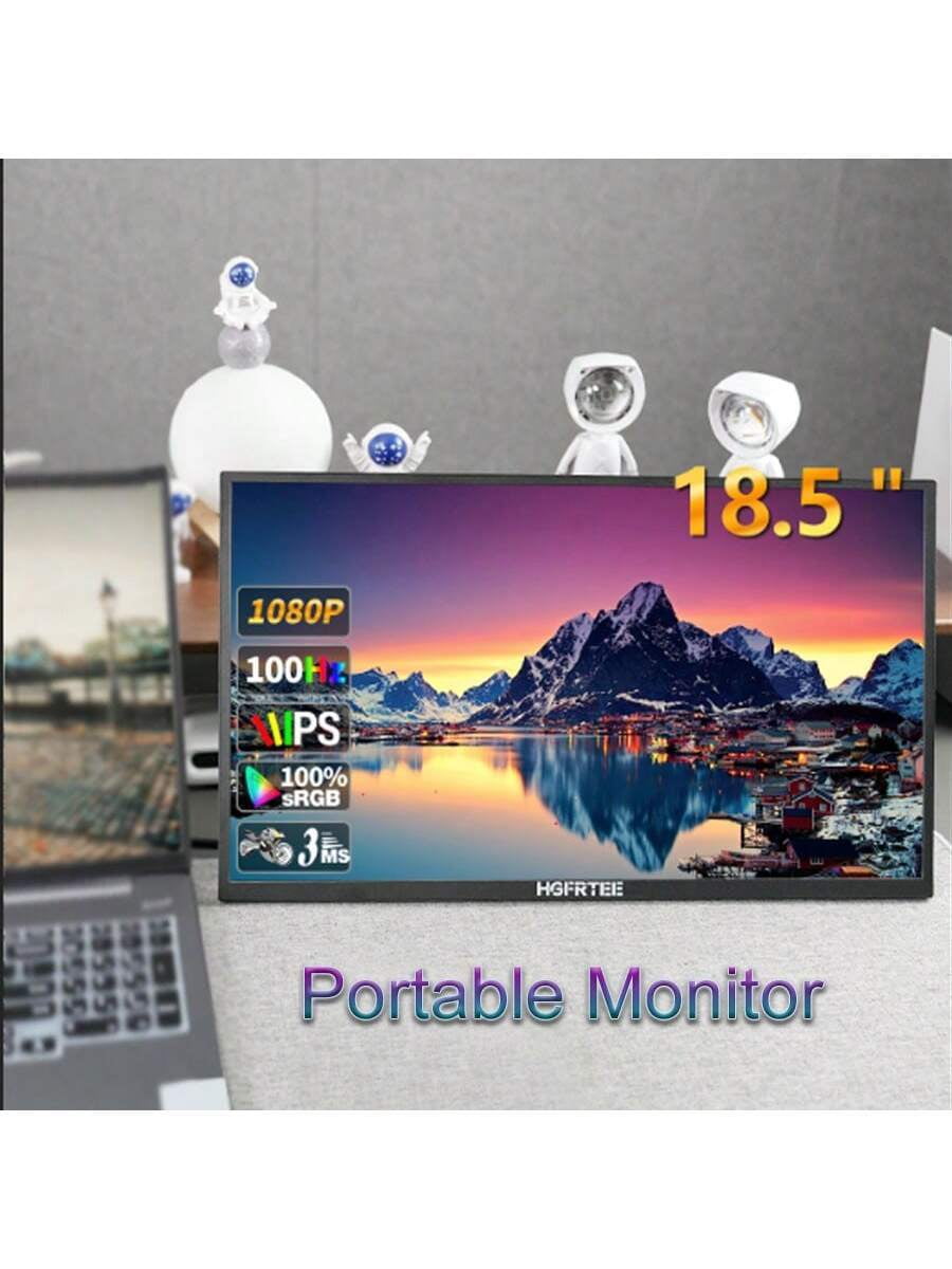18.5 "Portable Monitor Computer Laptop Extended Screen 100HZ 100%SRGB ...