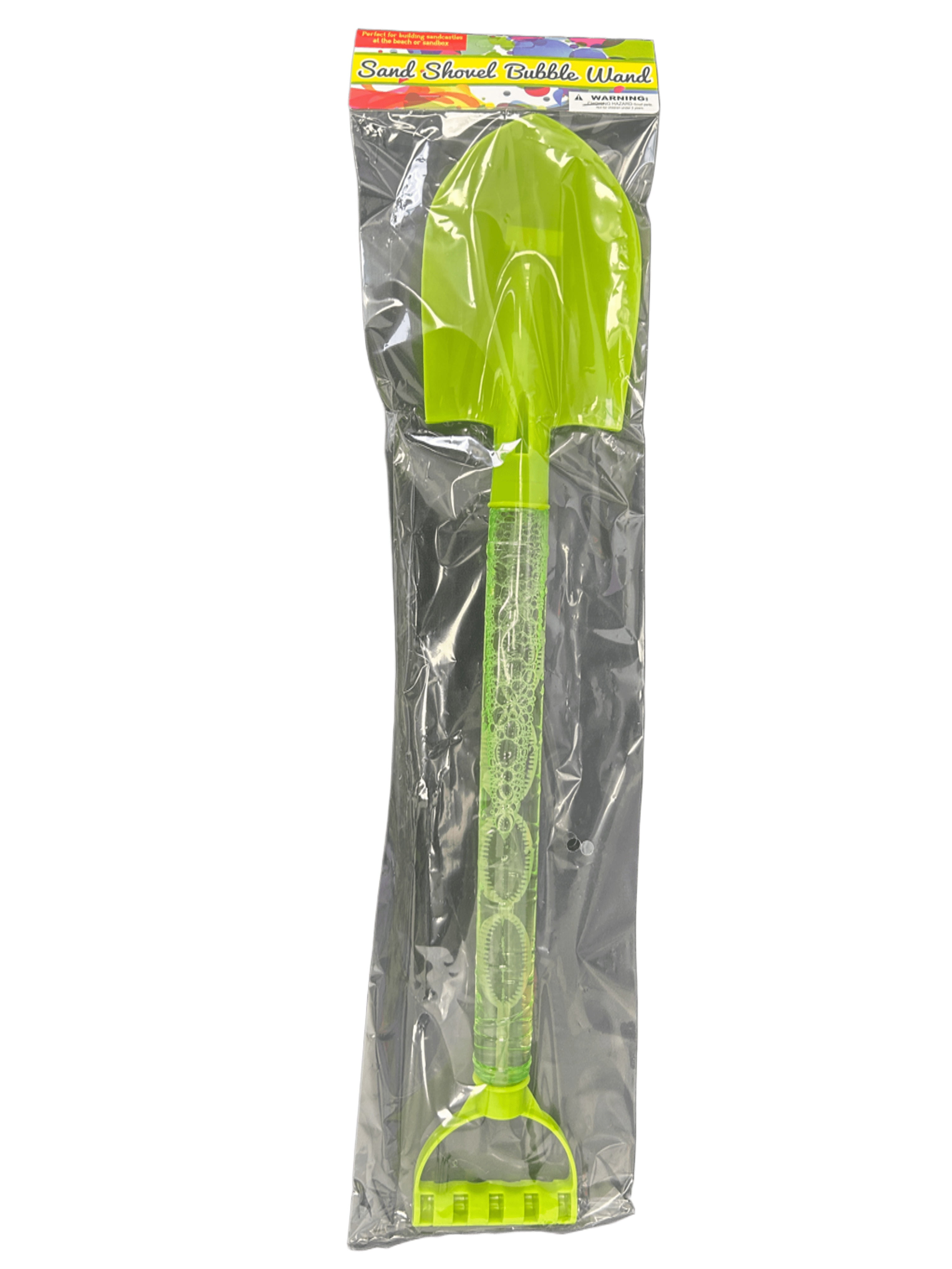 18.5 in Sand Shovel and Bubble Wand, Vibrant Colors, Sturdy Scoop for ...