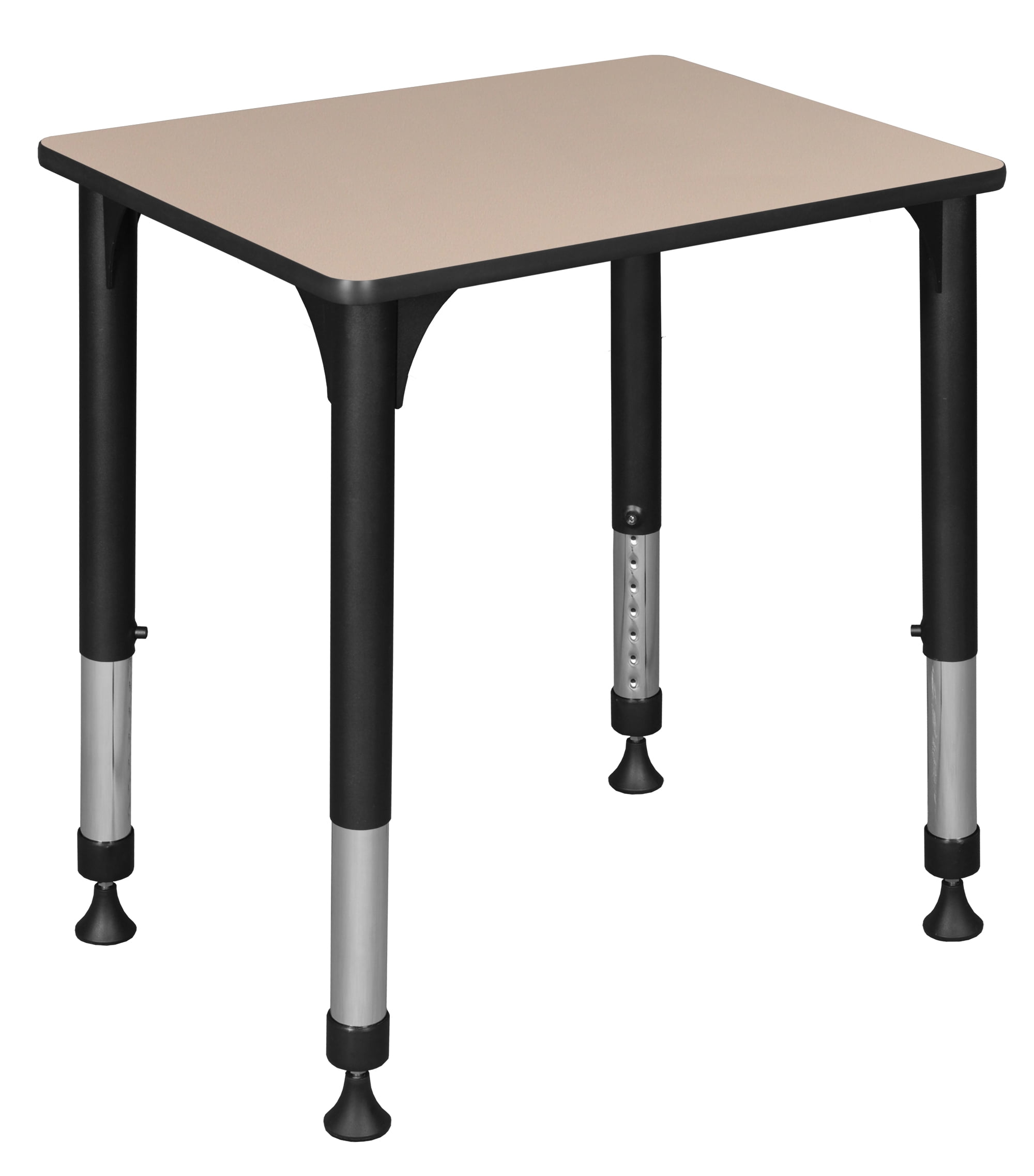 18.5" x 26" Rectangle Height Adjustable School Desk- Beige - Walmart.com
