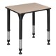 18.5" x 26" Rectangle Height Adjustable School Desk- Beige - Walmart.com