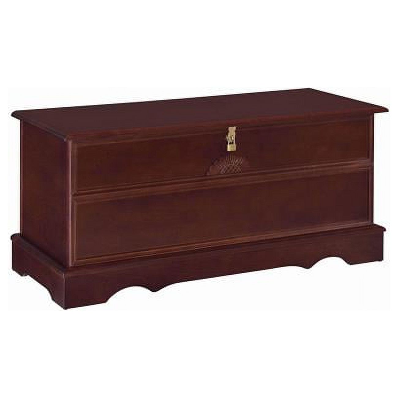 18.5 x 40 x 16 in. Traditional Chic Lift Top Wooden Chest with Locking ...