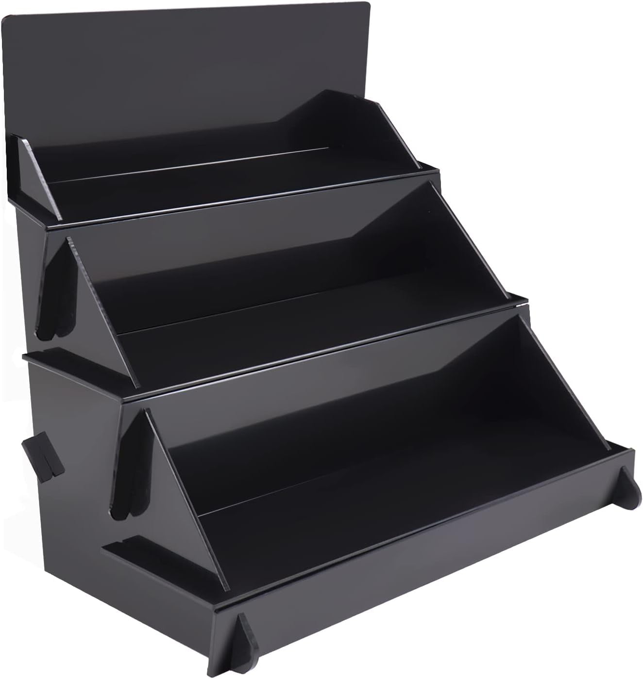 18.55''x16''x15'' Portable Product Display Stand -Black Display Table ...