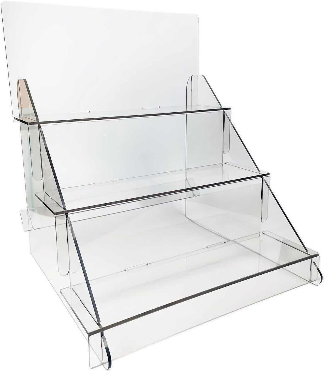 18.55"x16"x15" Portable Product Display Stand - Transparent Table ...