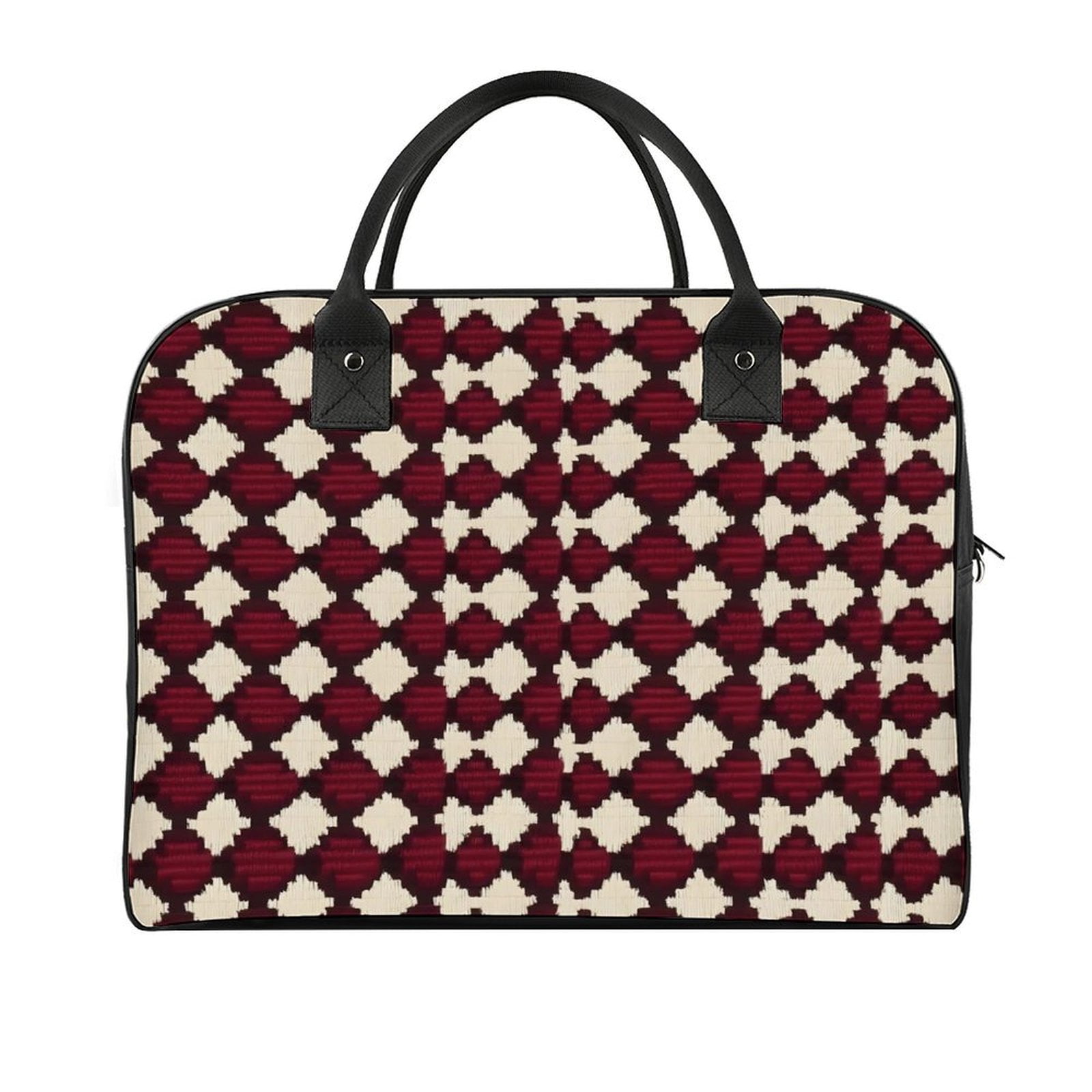 18.5x12.9in Travel Handbag Double Zipper Opening And Closing Adjustable ...