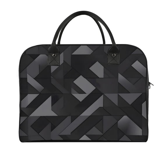 18.5x12.9in Travel Handbag Double Zipper Opening And Closing Adjustable ...