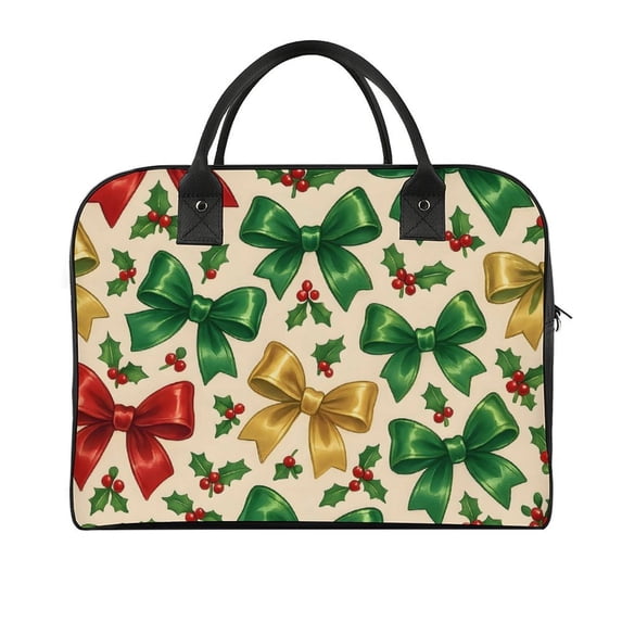 18.5x12.9in Travel Handbag Double Zipper Opening And Closing Adjustable ...